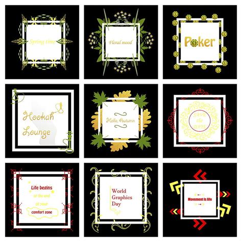 인쇄상의 배경 동기 부여 벡터의 집합 Eps Ai Uidownload