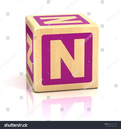 Letter N Alphabet Cubes Font Stock Illustration 129712463 | Shutterstock