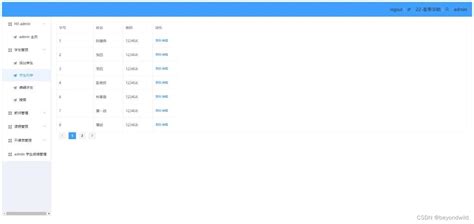 Java项目学生选课管理系统javaspringbootelementuivuenodejsmysql学生选课管理系统