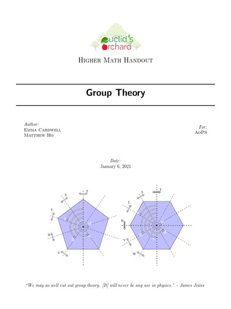 group theory higher math handout download free pdf group