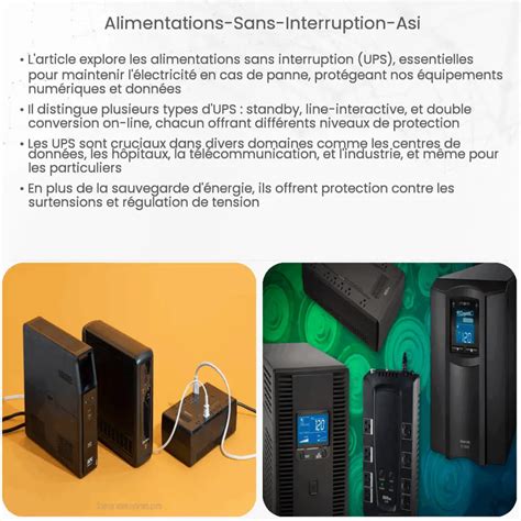 Alimentations Sans Interruption Asi Electricity Magnetism