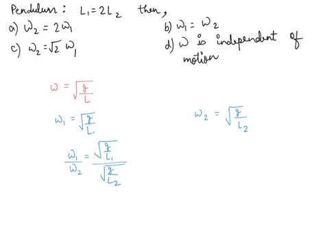 solved upon what quantities does the angular frequency ~b of a simple