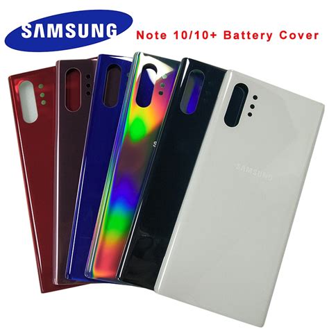 Samsung Galaxy Note 10 Plus Back Battery Cover Glass Rear Door Housing