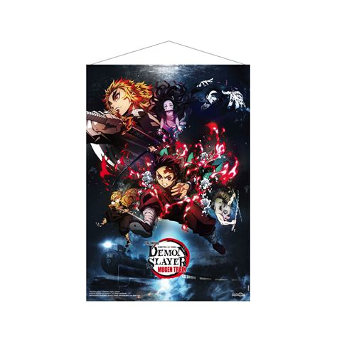 Demon Slayer Mugen Train Key Visual Wall Scroll Guardianes De La Noche Elbenwald