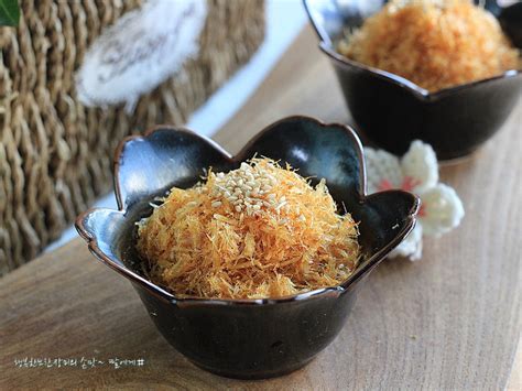 북어보푸라기 쉽게 만드는법~ 황태채 무침 요리 네이버 포스트