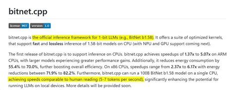 Microsoft Open Sources Bitnetcpp Efficient 1 Bit Llm Framework For 100 Billion Parameter