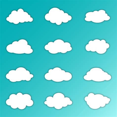 Premium Vector Vector Cloud Collection