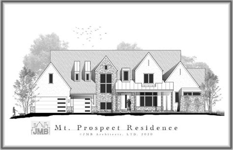 A New Modern Style Home Coming Off The Drawing Boards For The Northwest Suburbs That Is