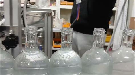 증류수 충진 6구 자동 정량 액상 충진기 테스트 Youtube