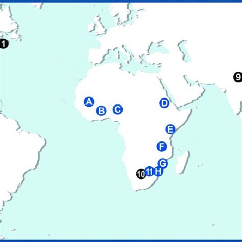 Map Of International Network Of Special Immunization Services Formal