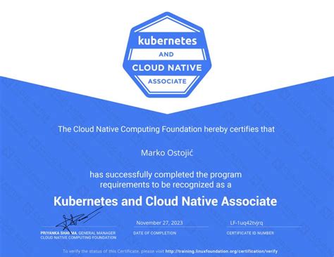 Marko Ostojić On Linkedin Kcna Cncf Linuxfoundation Cloudnative Kubernetes Itcertifications