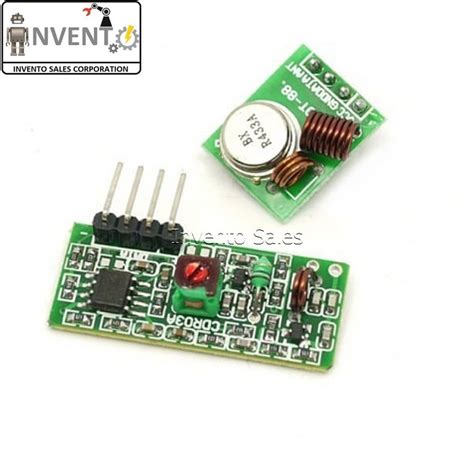 MHZ RF Transmitter Receiver Module Pair Wireless Transmitting Module Link For DIY