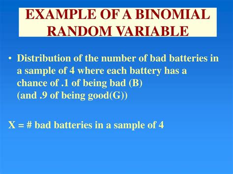 PPT THE BINOMIAL RANDOM VARIABLE PowerPoint Presentation Free Download ID 4144562