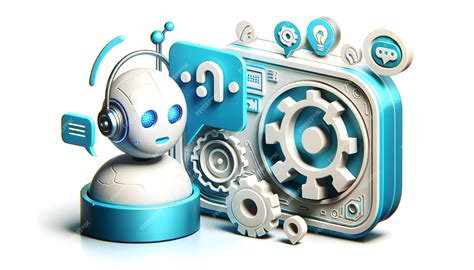 3d Ai Chatbot And Customer Engagement Icons For Enhanced Interactions Isolated Vector Designs On