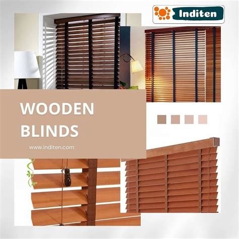Wooden Blinds At ₹ 220sq Ft Motorized Blinds In New Delhi Id