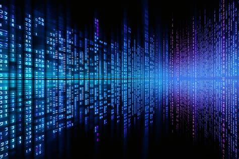 abstract binary code border for software engineers premium ai
