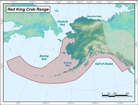 King Crab Range Global Map Deadliest Catch Map