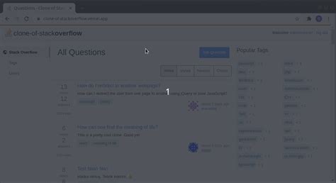 I Made Full Stack Clone Of Stackoverflow With Reactnext Please Check
