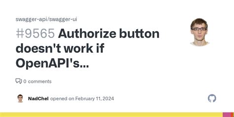 Authorize Button Doesnt Work If Openapis Securityschemetype Is Upper