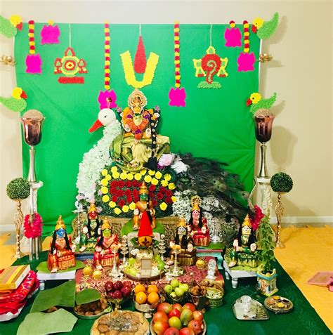 Varalakshmi Vratham Decoration Ideas Goddess Decor