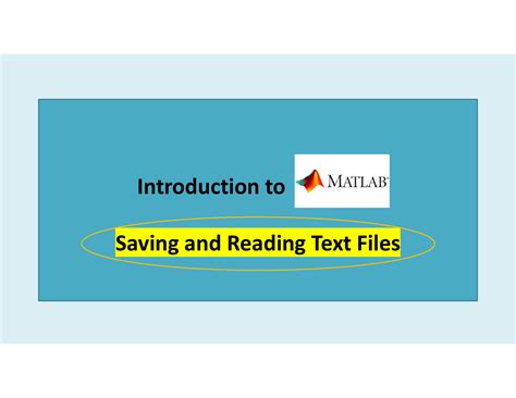 Solution Matlab Saving And Reading Text Files Easiest Step By Step