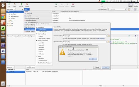 Ubuntu How To Make Smartgithg Find Mercurial In A Non English System