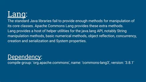 Apache Commons Ppt