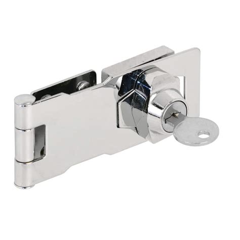 Reviews For Prime Line Keyed Hasp 4 In X 1 58 In Steel Chrome