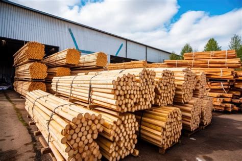 Raw Materials Stacked In A Factory Site Stock Image Image Of Site Bulk 297141729