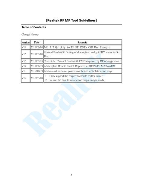 Realtek Rf Mp Tool Guidelines V19 Pdf Device Driver Android