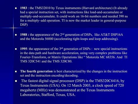 Digital Signal Processors Dsps Pptx