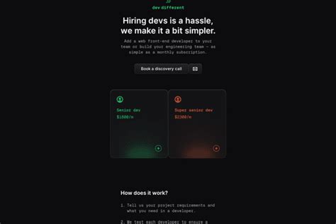 Dev Different Webflow