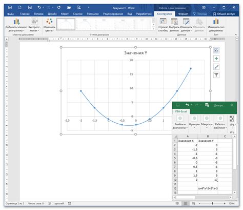 Как построить график в Word по функции Word и Excel помощь в работе с программами