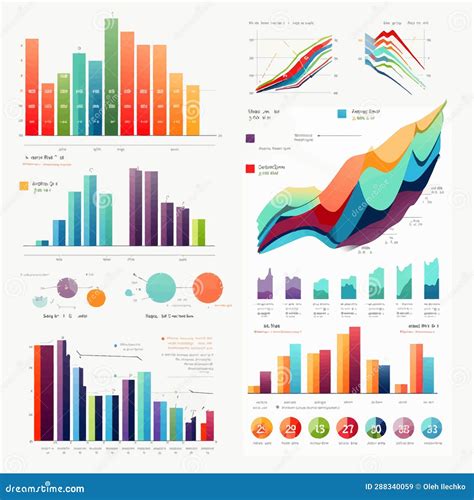 Fun Data Visualization Infographic Vector Flat Isolated Illustration