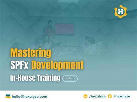 hexalyze consulting services hcs on linkedin sharepoint spfx