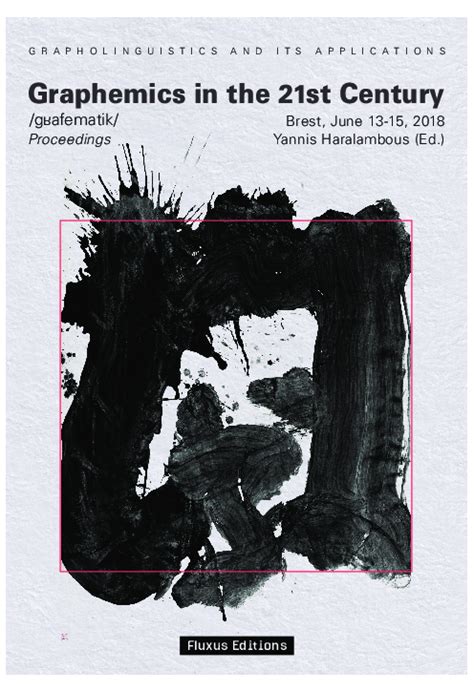 Pdf Vocalic And Consonantal Grapheme Classification Through Spectral Decomposition Gerald