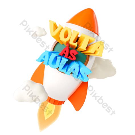 Back School To Rocket Header Decors And 3d Models Psd Free Download