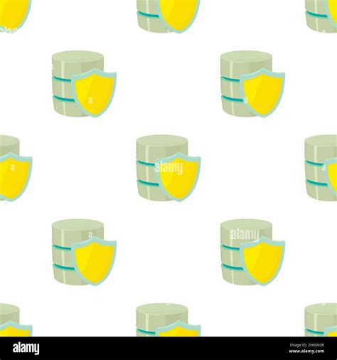 Safe Database Pattern Seamless Background Texture Repeat Wallpaper Geometric Vector Stock Vector