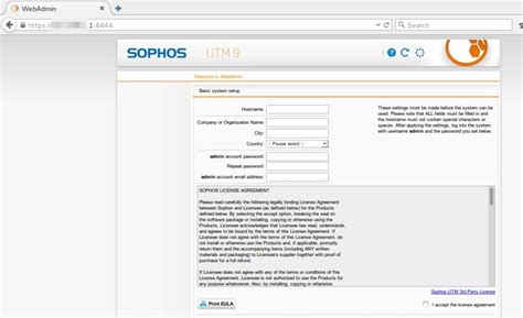 Sophos Utm Home Edition 3 The Setup War Room