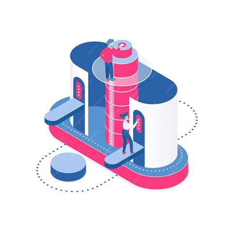 Premium Vector Storing Big Data Server Company Information