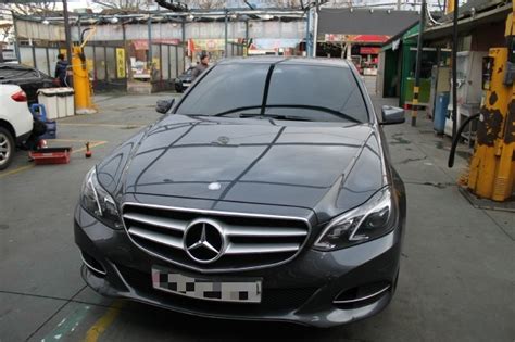 대구수입차유리복원 대구차유리복원 벤츠 E300 2014년 W212 모델 앞유리 스톤칩 복원 시공 후기 대구 수입차유리