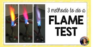 Chemistry Flame Test Lab Science Lessons That Rock