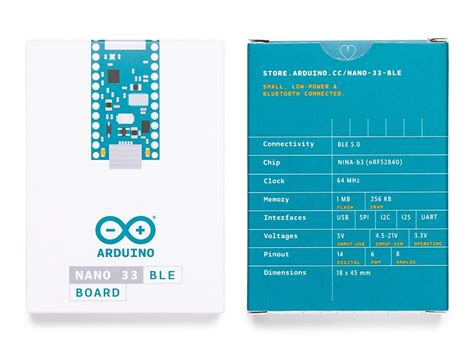 Arduino Nano 33 Ble Rpishop Cz