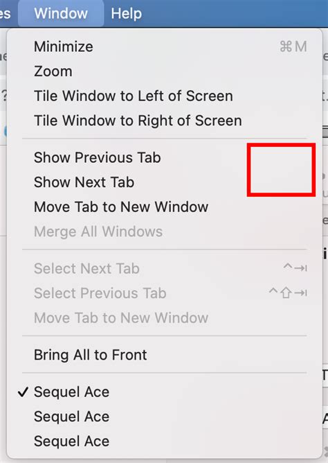 Shortcuts To Navigate Between Tabs Doesnt Work · Issue 1031 · Sequel