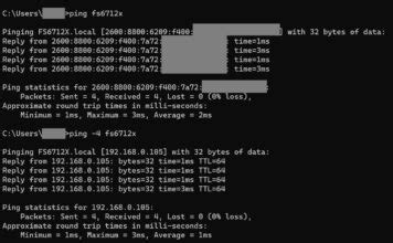 How To Ping Over IPv On Windows Instead Of IPv