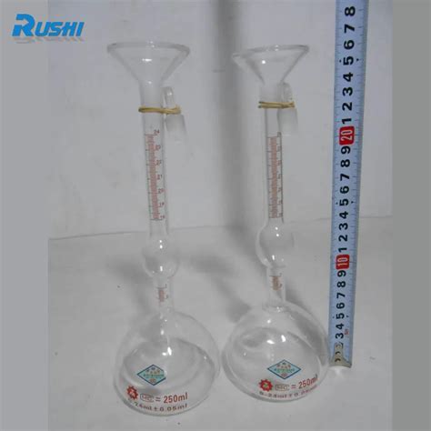 250ml Pycnometer Volumetric Flaskspecific Gravity Bottlele Chatelier