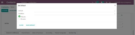 How To Set And Remove User Defined Default In Odoo