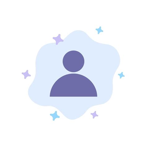 Account Avatar User Blue Icon On Abstract Cloud Background 14716116 Vector Art At Vecteezy