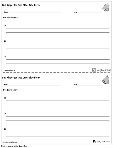 sunete de clopot răspunsuri scurte storyboard