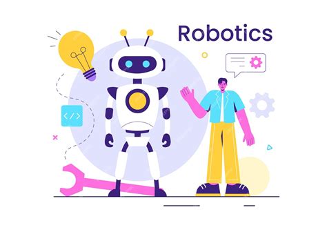 Premium Vector Robotics Vector Illustration Of Artificial